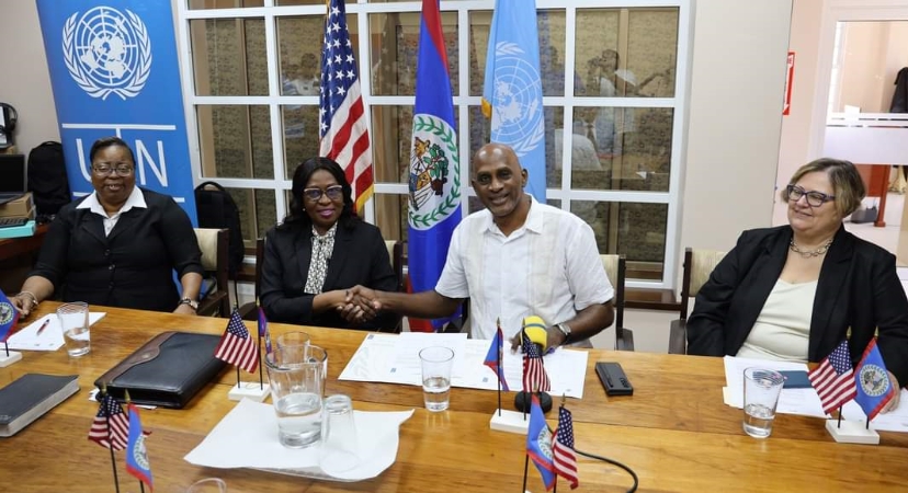 UNDP and USAID donate computers to the Belize Magistracy as part of ...